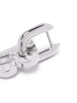 Balenciaga B Chain Xs Earrings In Silver - 10% Off | Editorialist
