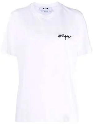 MSGM Chest Logo T-shirt - White