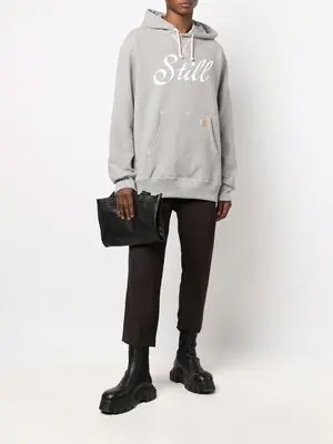 Junya Watanabe Slogan-print Cotton Hoodie