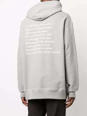 Junya Watanabe Slogan-print Cotton Hoodie
