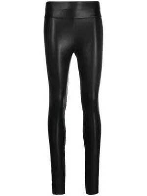 Wolford High-rise Faux-leather Leggings