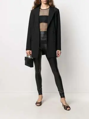 Wolford High-rise Faux-leather Leggings
