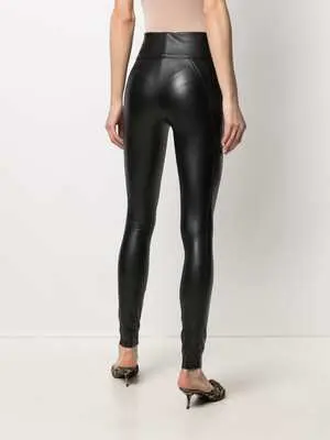 Wolford High-rise Faux-leather Leggings