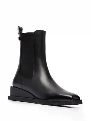 FERRAGAMO Wyatt Ankle Boots - Black