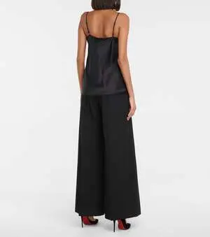Max Mara Lucca Satin Camisole - Black