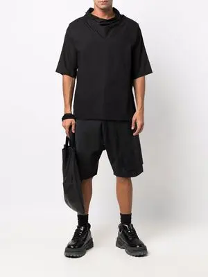 Alchemy Fashions Drop-crotch Panelled Shorts