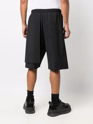 Alchemy Fashions Drop-crotch Panelled Shorts