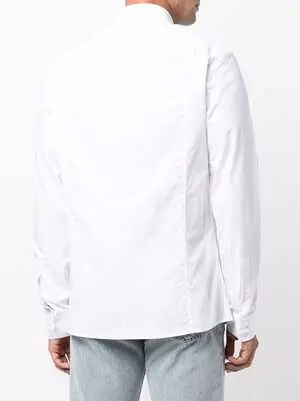 Balmain Embroidered-logo Cotton Shirt