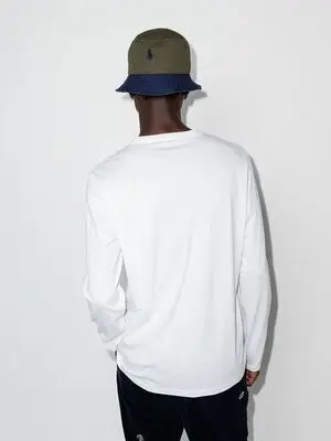 Polo Ralph Lauren Logo-embroidered Long-sleeve T-shirt - White