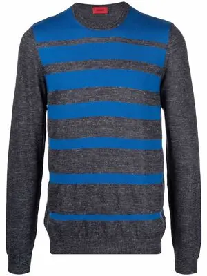 BOSS Striped-knit Jumper