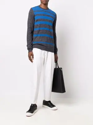 BOSS Striped-knit Jumper