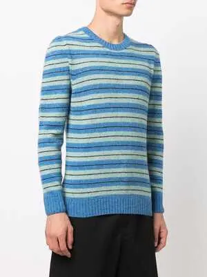 A.p.c. Horizontal-knit Jumper - Blue