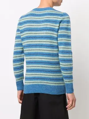A.p.c. Horizontal-knit Jumper - Blue