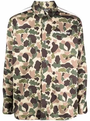 Palm Angels Camouflage-print Track Shirt