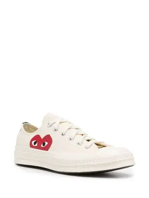 Comme Des Garçons Chuck Taylor Red Heart Low-top Sneakers