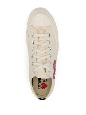 Comme Des Garçons Chuck Taylor Red Heart Low-top Sneakers