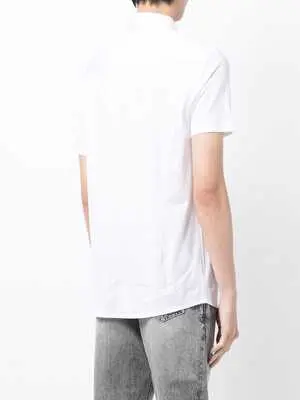 Emporio Armani Short-sleeve Poplin Shirt - White