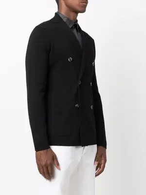 DELL'OGLIO Double-breasted Merino Wool Blazer