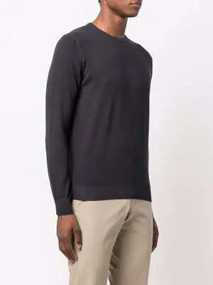 DELL'OGLIO Fine-knit Rib-trimmed Jumper