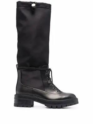 AQUAZZURA Lace-up Knee-high Boots