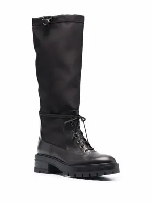 AQUAZZURA Lace-up Knee-high Boots