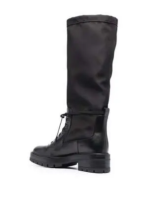 AQUAZZURA Lace-up Knee-high Boots