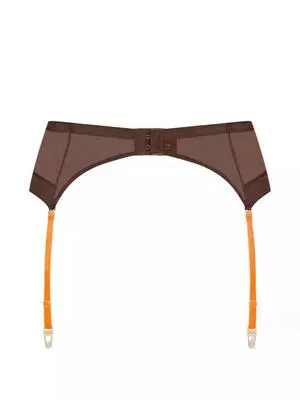 MAISON CLOSE Corps À Corps Garter Belt - Brown