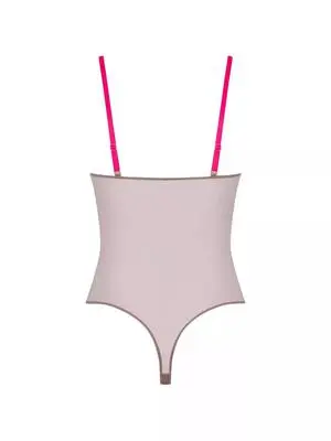MAISON CLOSE Mesh Bodysuit - Neutrals