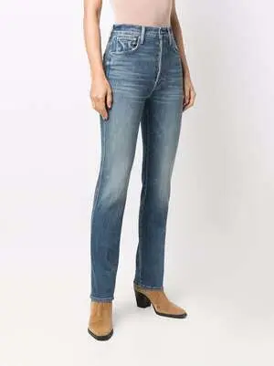 MOTHER Straight-leg Jeans