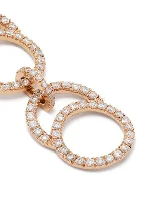 COURBET 18kt Recycled Rose Gold Celeste Diamond Earrings - Pink