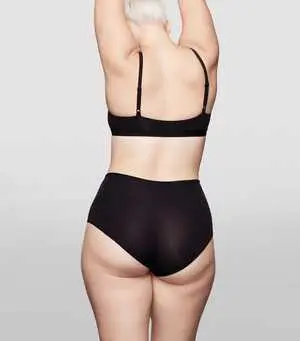 SKIMS Fits Everybody Scoop-neck Bralette - Black