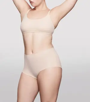 SKIMS Fits Everybody Scoop-neck Bralette - Nude