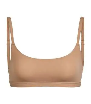 SKIMS Fits Everybody Scoop-neck Bralette - Beige