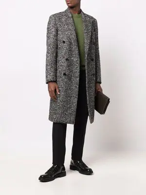 DELL'OGLIO Rib-trimmed Crew-neck Jumper - Green