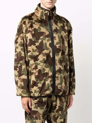 Needles Camouflage Print Bomber Jacket