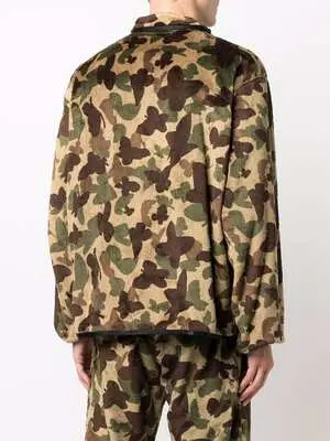 Needles Camouflage Print Bomber Jacket