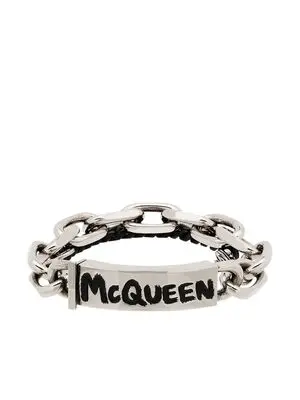 Alexander McQueen Graffiti Chain Bracelet