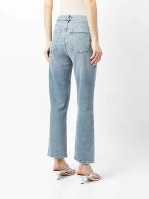 AGOLDE Straight-leg Ankle Jeans