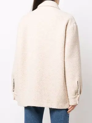 Off-White Long-sleeve Teddy Overshirt
