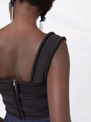 Alexander Wang Cinched Cropped Tank Top
