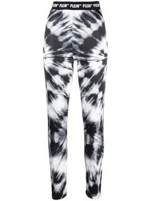 Philipp Plein Tie-dye Print Leggings