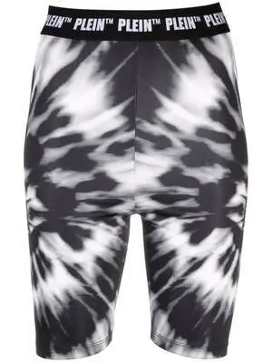 Philipp Plein Tie-dye Cycling Shorts