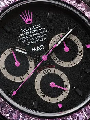 MAD PARIS Customised Rolex Daytona Raspberry Sapphire 45mm