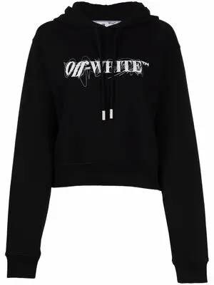 Off-White Logo-print Drawstring Hoodie