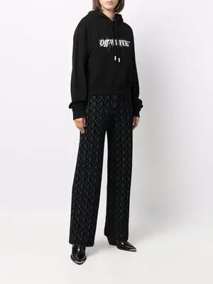 Off-White Logo-print Drawstring Hoodie