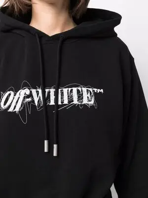 Off-White Logo-print Drawstring Hoodie