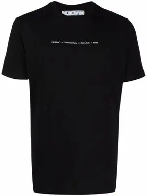 Off-White Arrows Cotton T-shirt - Black