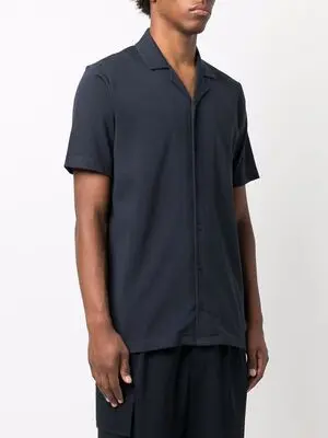 Sunspel Button-up Polo Shirt - Blue