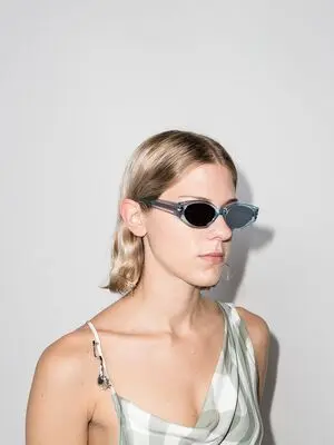 GENTLE MONSTER Ghost Oval-frame Sunglasses