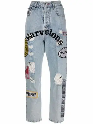 Philipp Plein Patchwork Jeans For Women